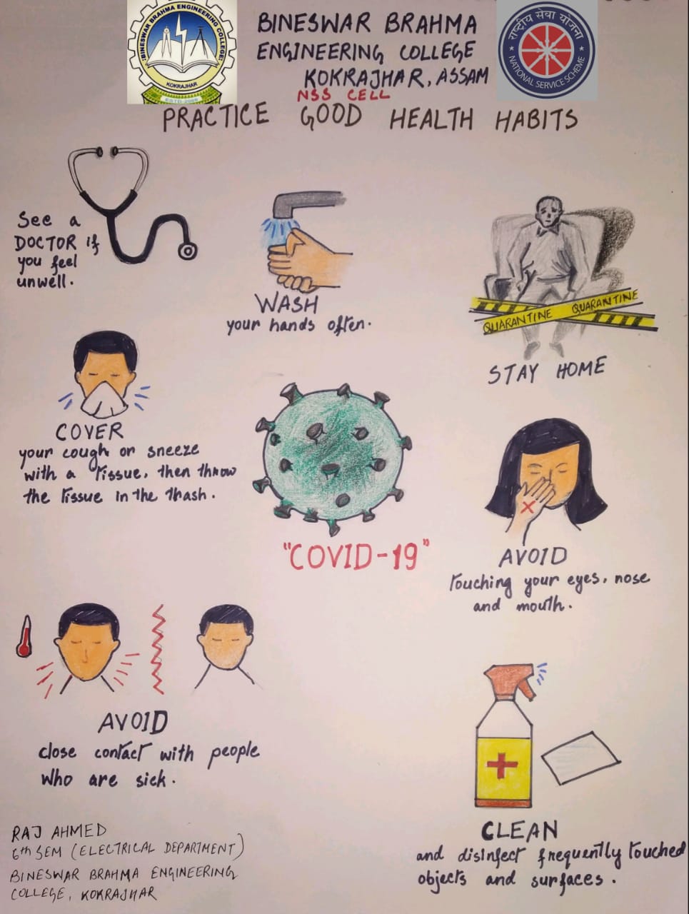 Assam Science and Technology University - COVID-19 Awareness